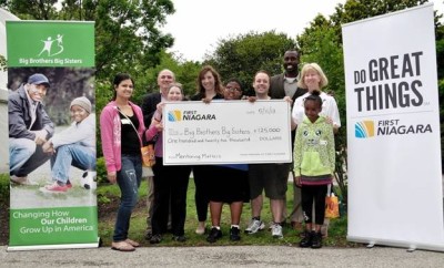 First Niagra Gives Back to Big Brothers Big Sisters